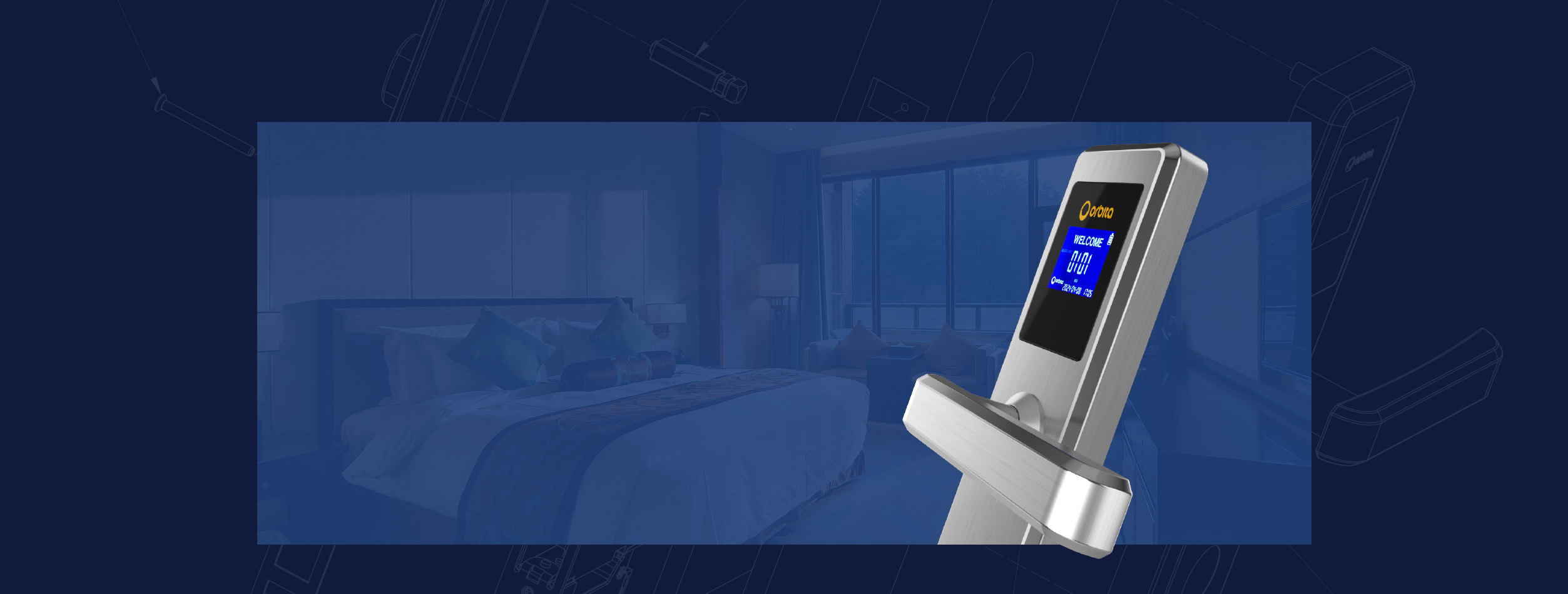 Hotel Lock and Smart RFID Electronic Lock_ORBITA USA